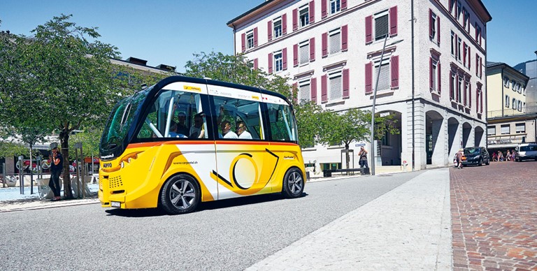 Die Post - Selbstfahrendes Postauto